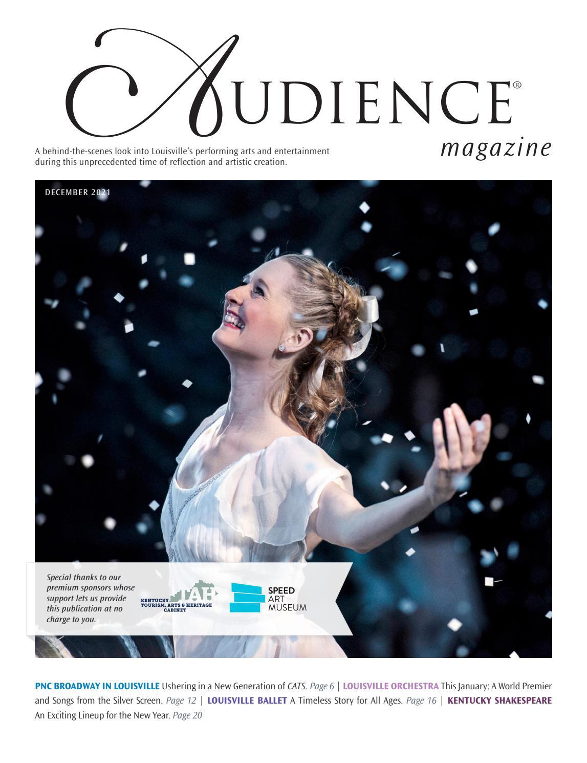 Audience Magazine | Louisville Arts & Entertainment | December 2021 by ...