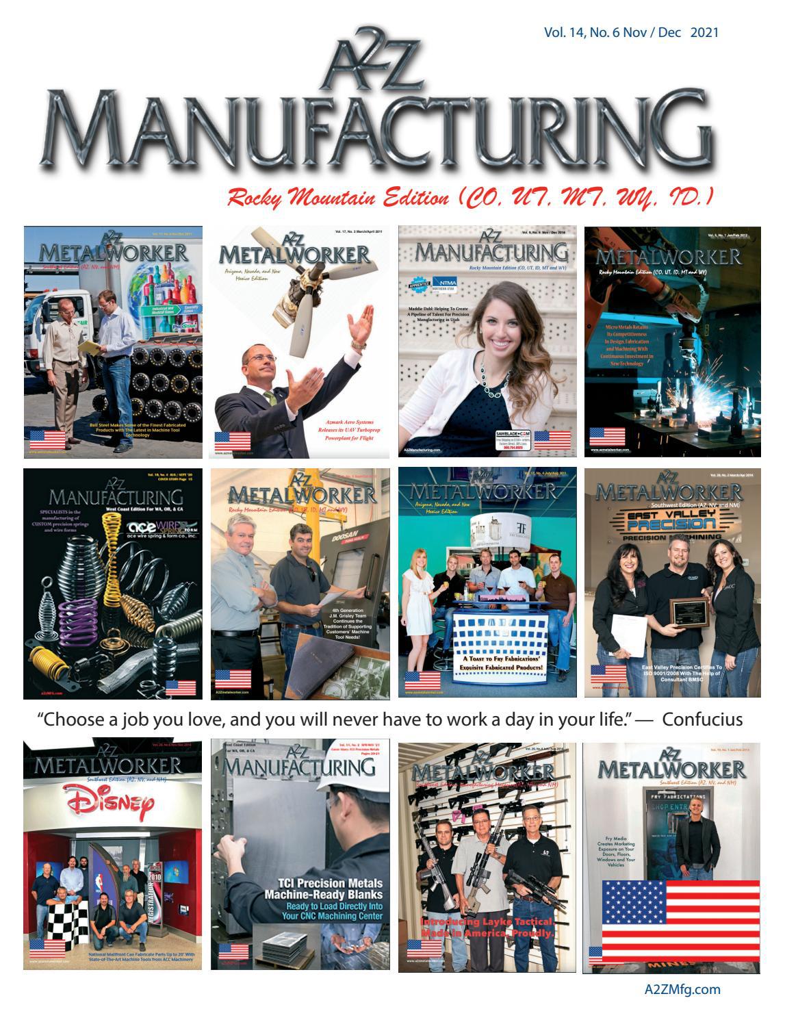 Rocky Mountain Edition A2Z Manufacturing Magazines Nov-Dec 2021 by A2Z ...