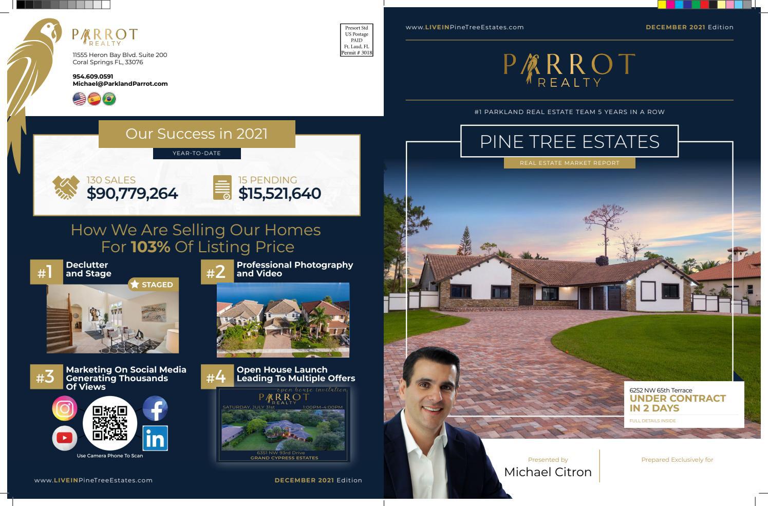 December 2021 - Pine Tree Estates - Market Update by Realtor Michael ...