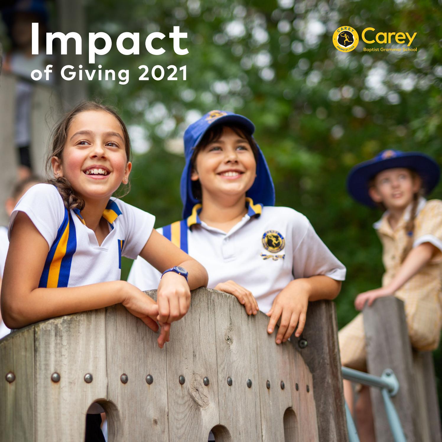 Impact of Giving Report 2021 by CareyGrammar - Issuu