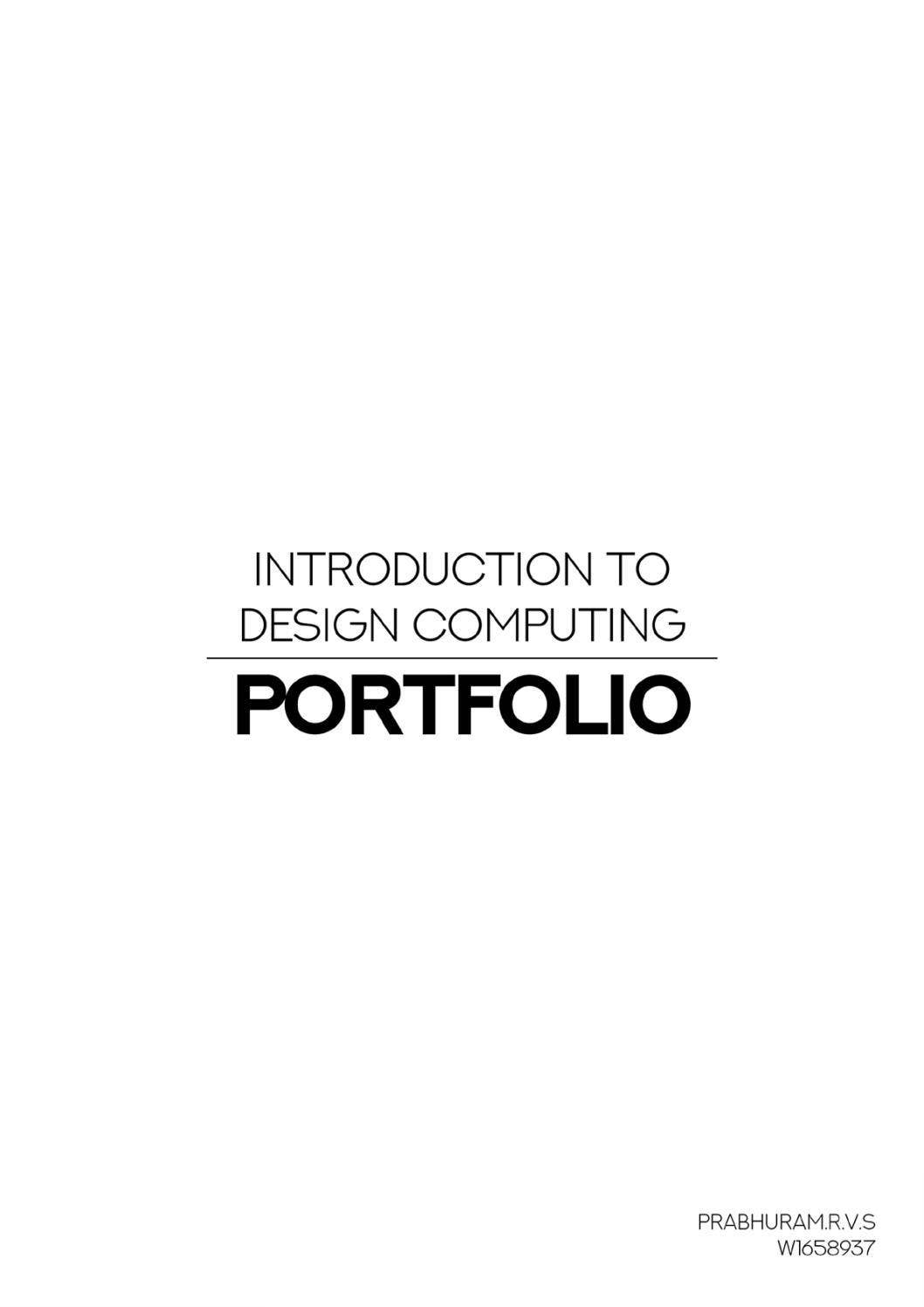 Presentation _ Introduction to design computing (film and photography ...