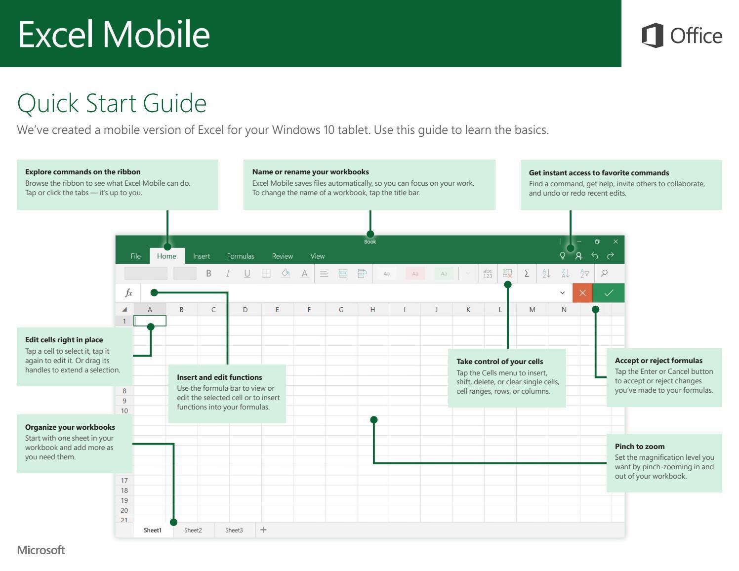 EXCEL MOBILE QUICK START GUIDE by Rodrigo O - Issuu