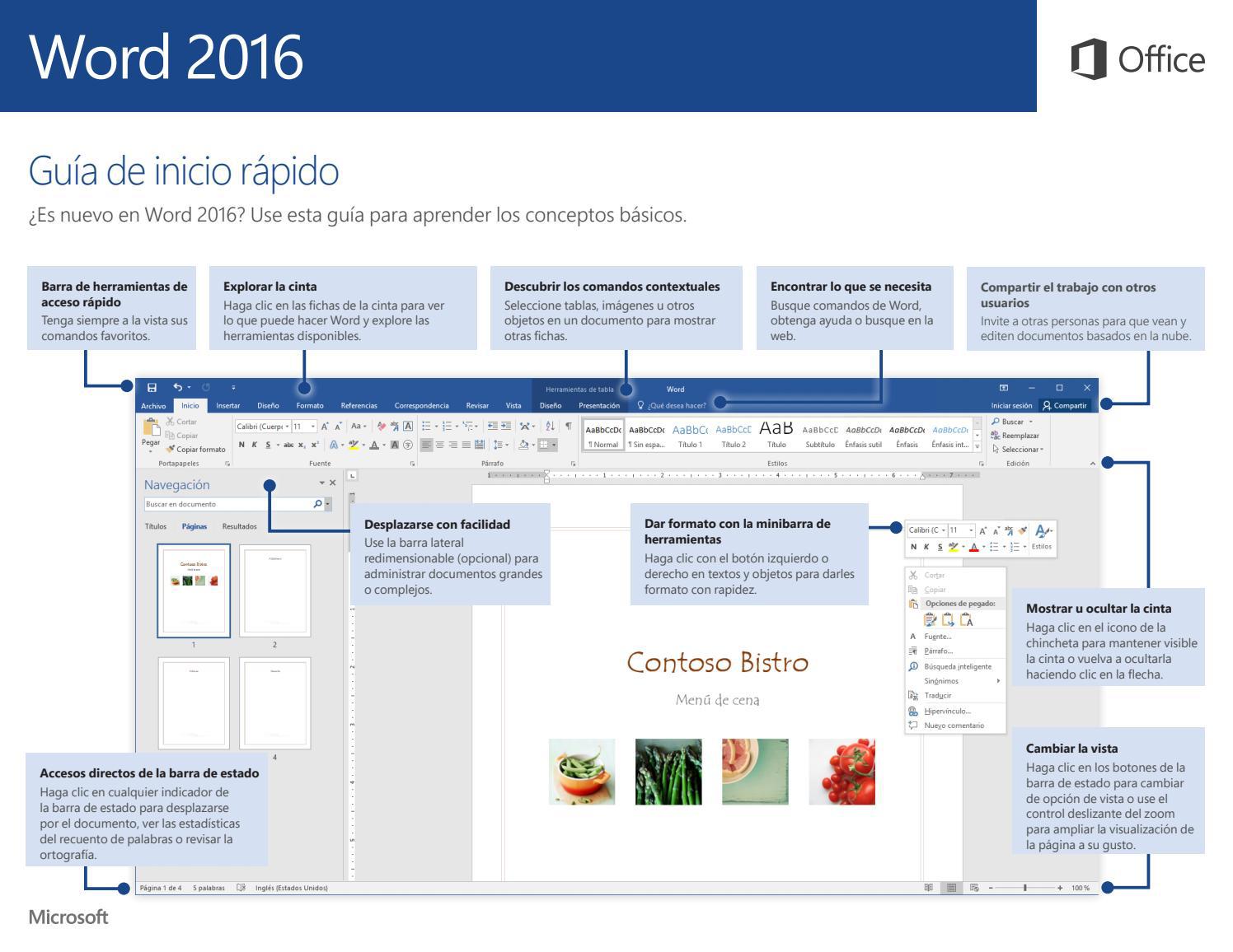 WORD 2016 QUICK START GUIDE by Rodrigo O - Issuu