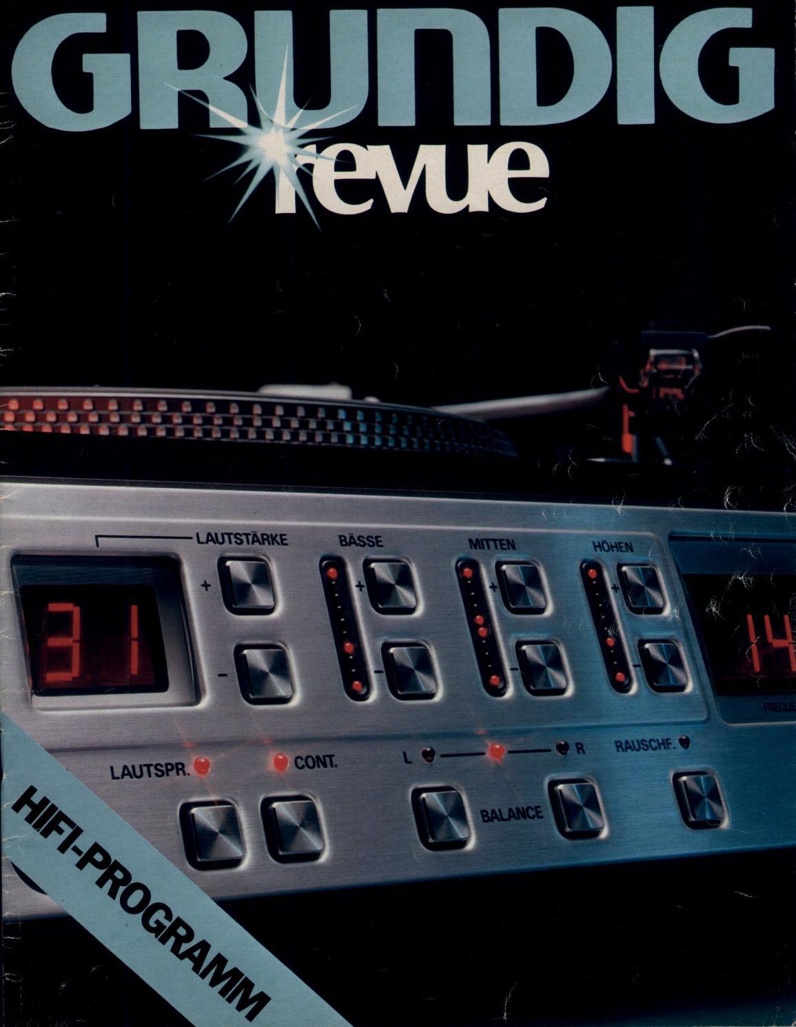 Grundig Revue 1979 - HiFi-Programm by Alex Chernyak - Issuu