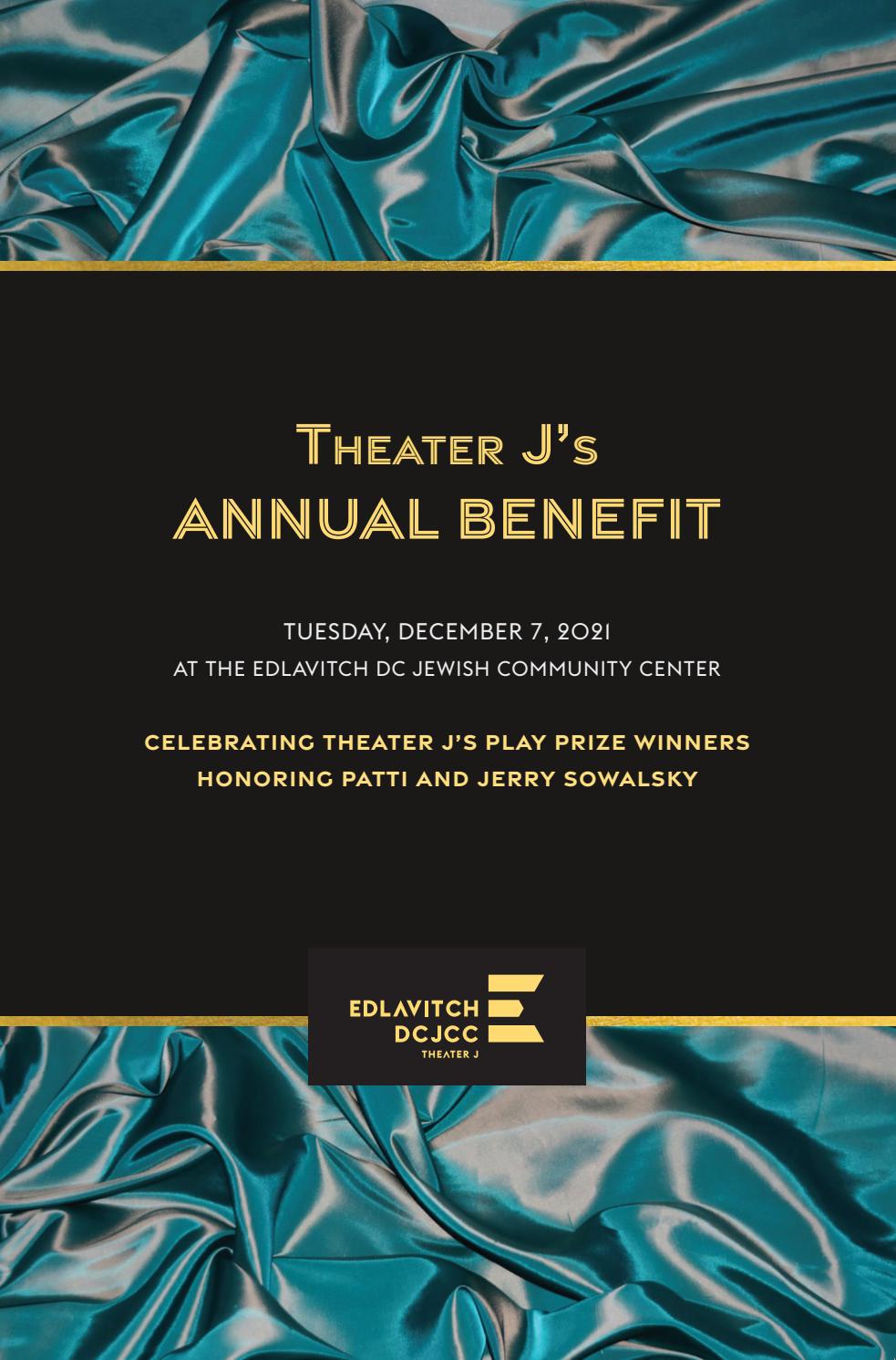 Theater J's Annual Benefit by Edlavitch DCJCC - Issuu