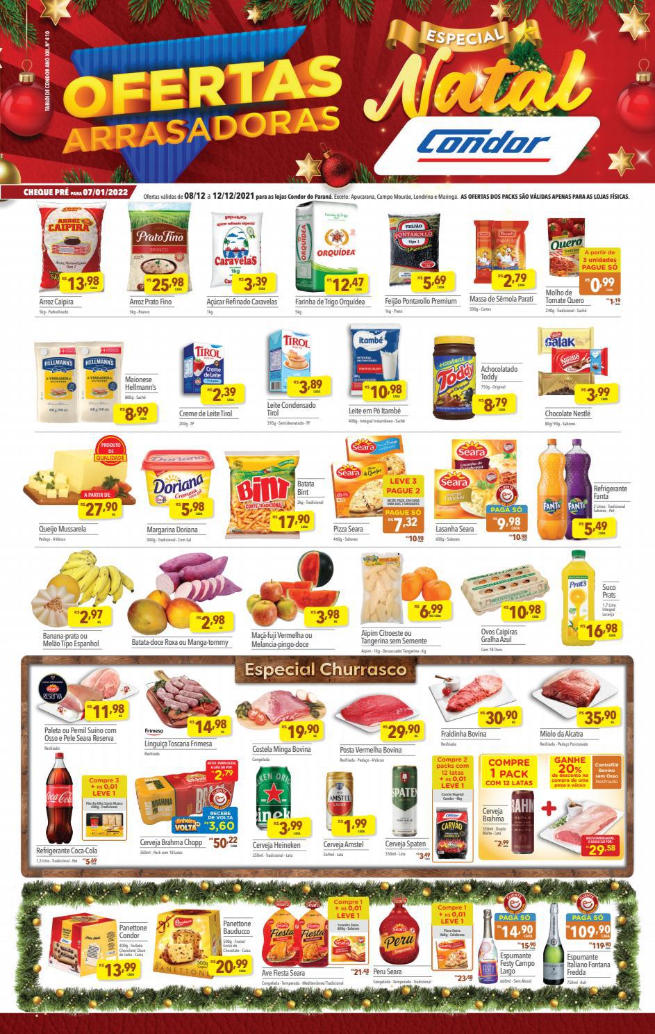 Tabloide Ofertas Arrasadoras Condor. Ofertas válidas de 08.12 a 12.12. ...