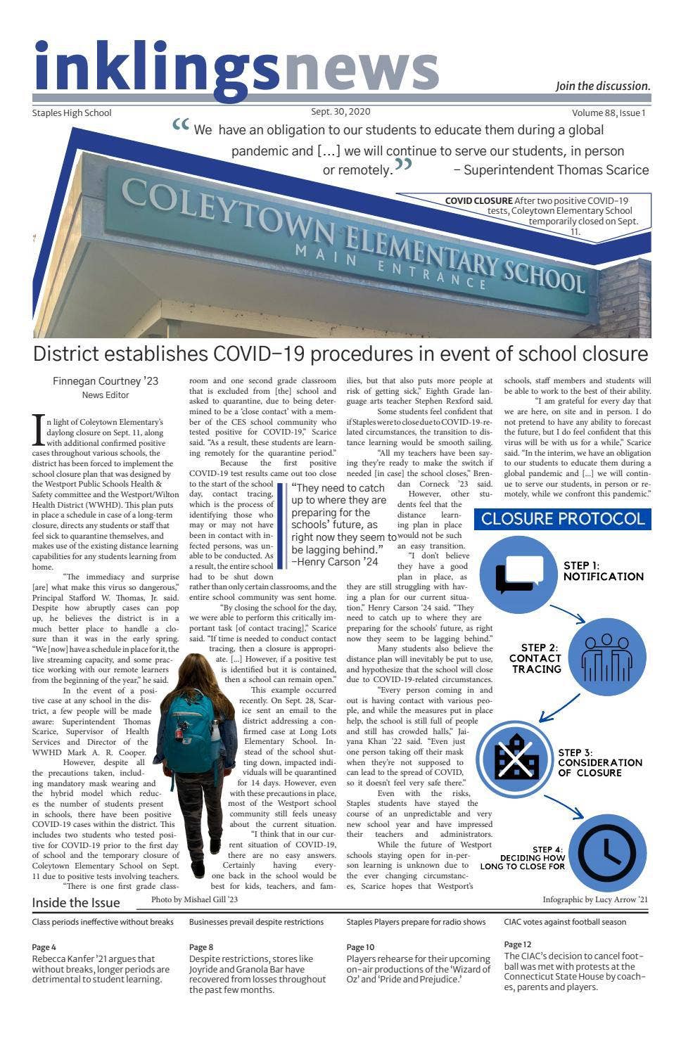 Inklings September 2020 Issue by inklingsnewsonline - Issuu