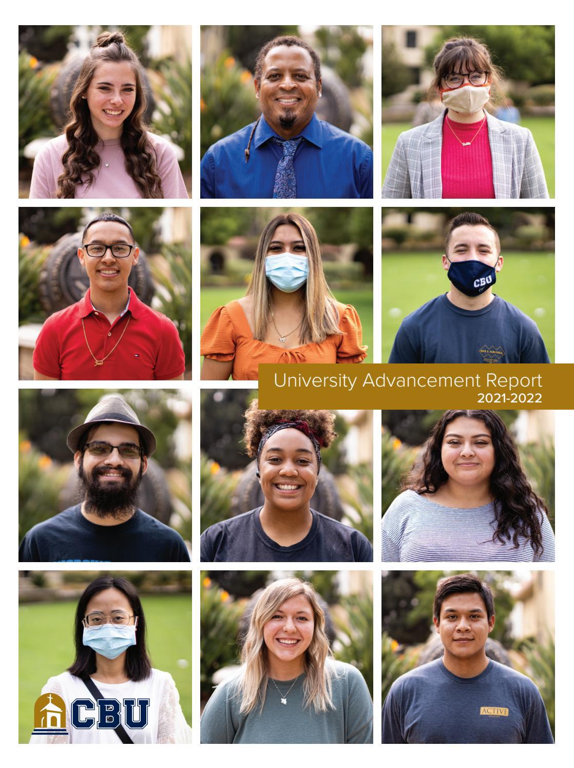 CBU University Advancement Report 2021–2022 by California Baptist ...