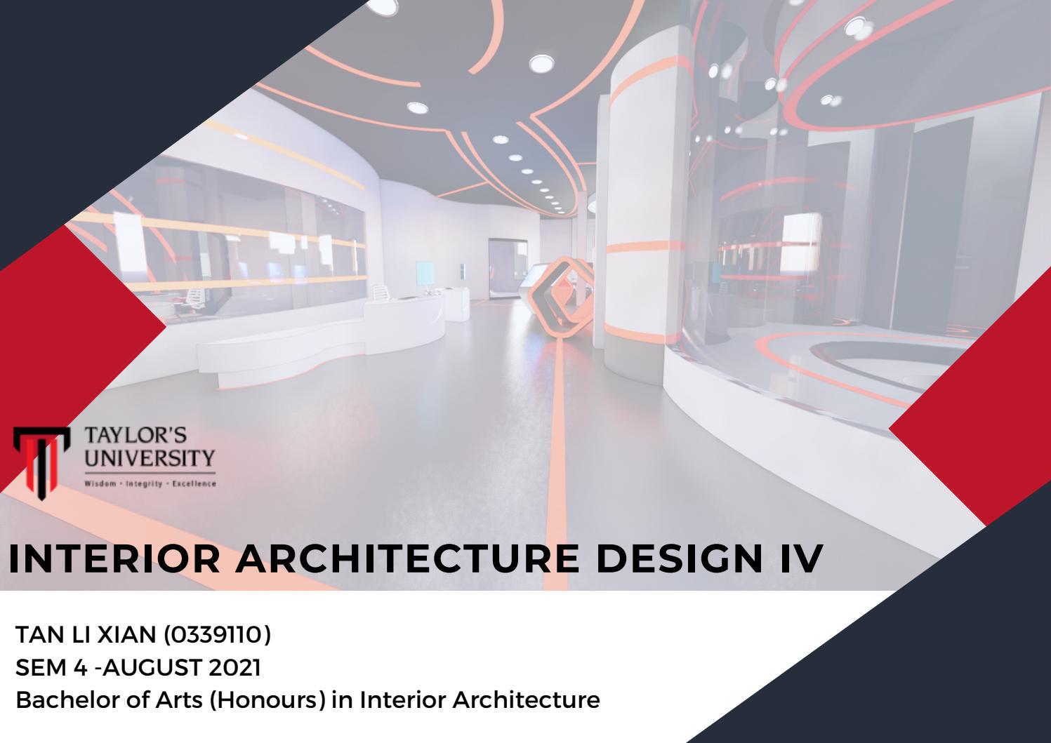 Interior Architecture Semester 4 by tan lixian - Issuu