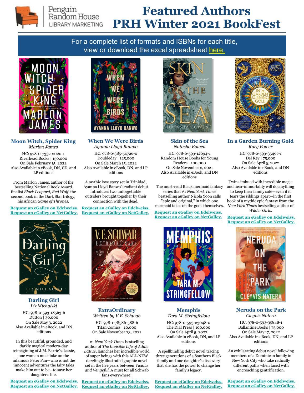 Featured Authors: PRH Winter BookFest 2021 by PRH Library - Issuu