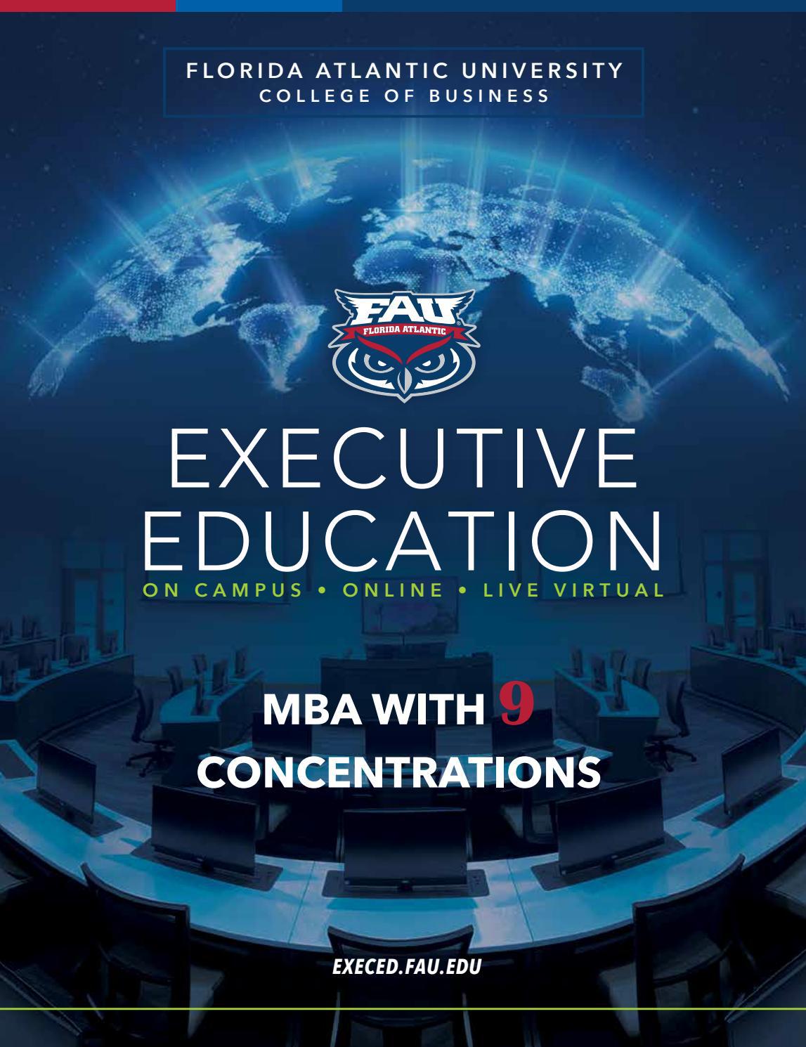 FAU Executive Education's Degree Programs by Florida Atlantic ...