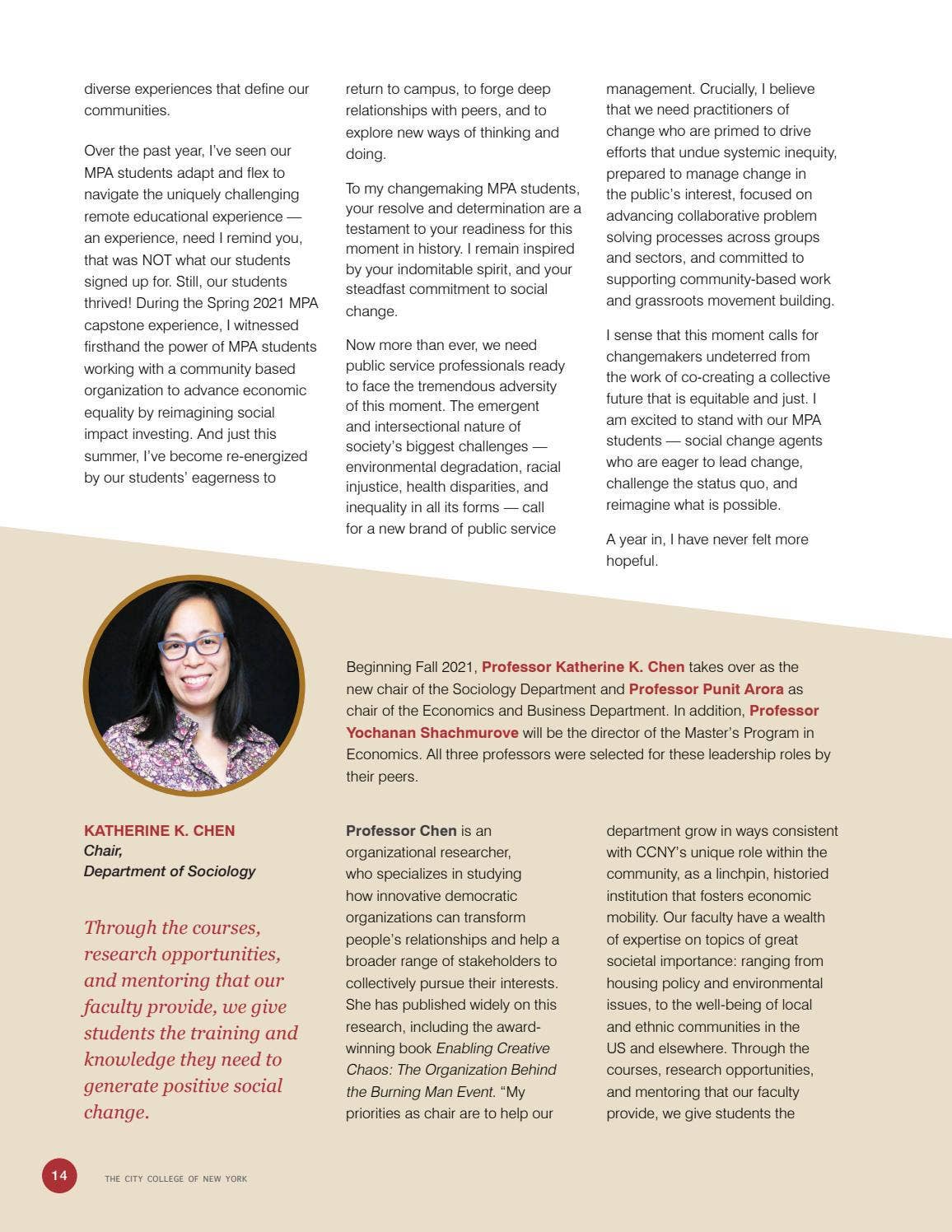 CPS Annual Report 2020-21 by Colin Powell School for Civic and Global ...