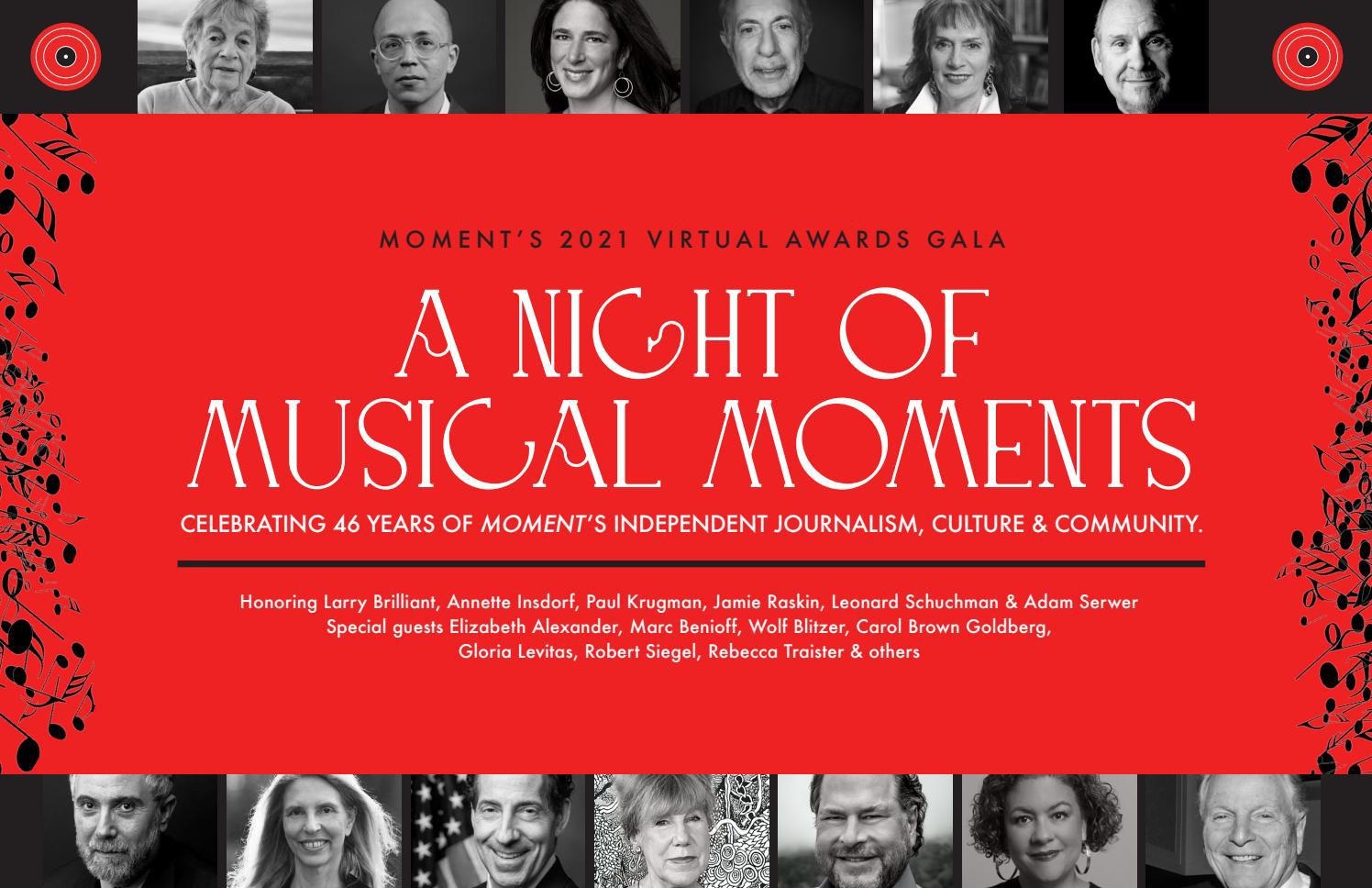 Moment Magazine's 2021 Awards Gala: A Night of Musical Moments by ...