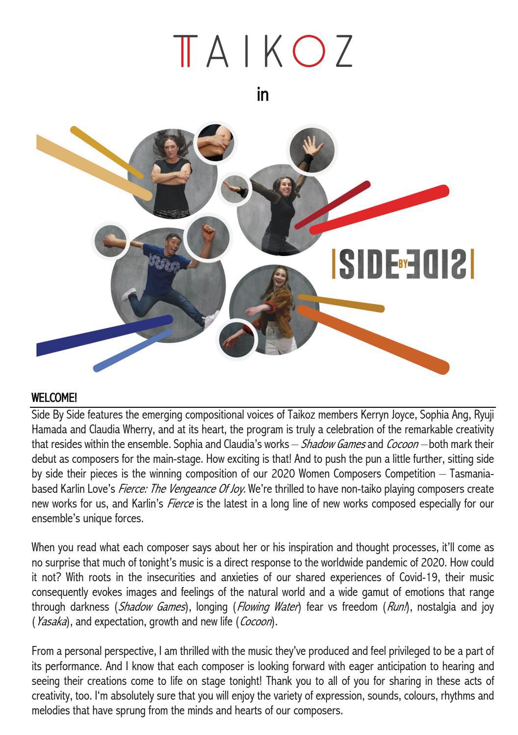 Taikoz SIDE by SIDE Program notes - Darling Quarter Theatre Dec 10/11 ...