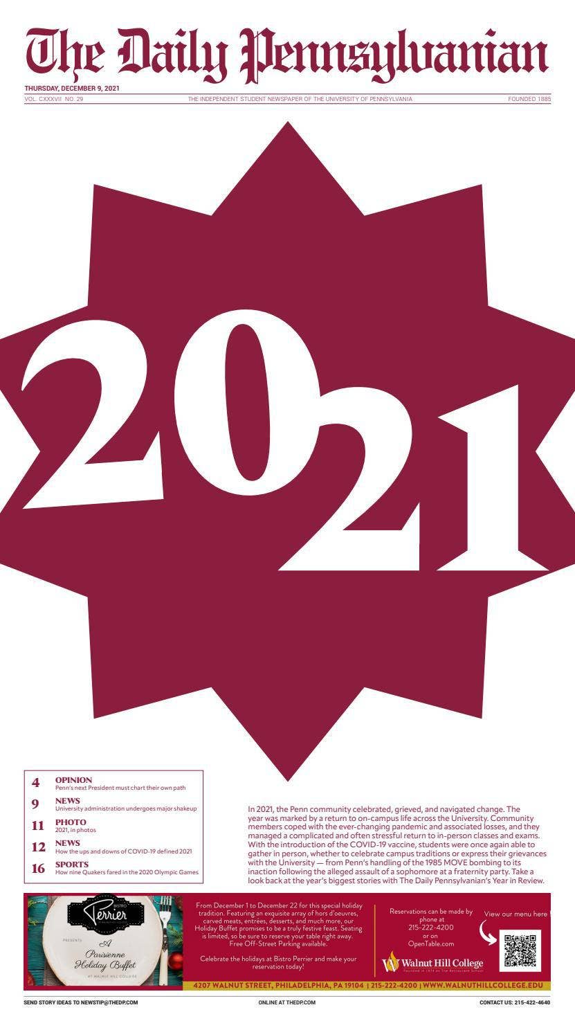 December 9, 2021 by The Daily Pennsylvanian - Issuu