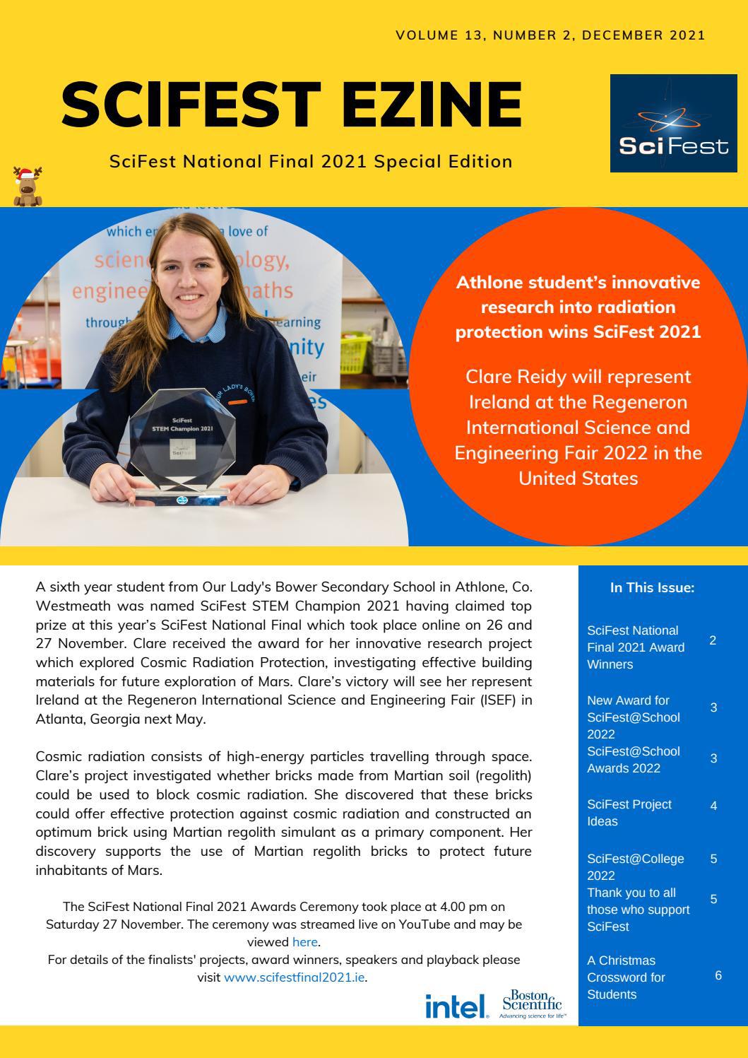 SciFest Ezine, National Final Special Edition, Volume 13, Number 2 ...