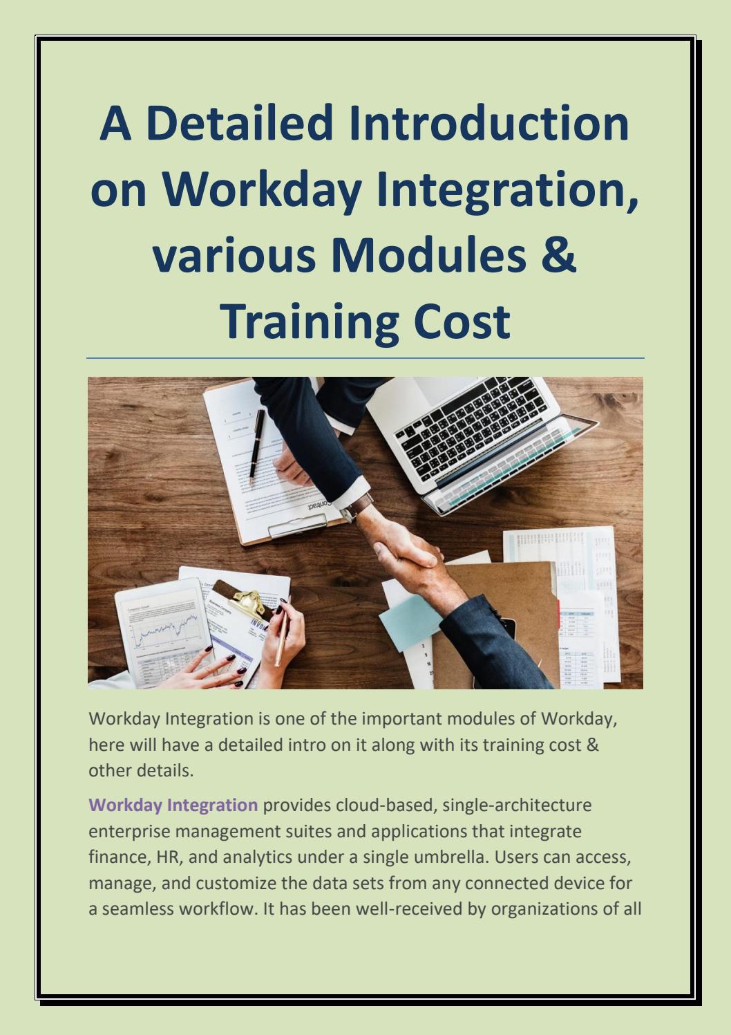 A Detailed Introduction on Workday Integration by ERP Cloud Training ...