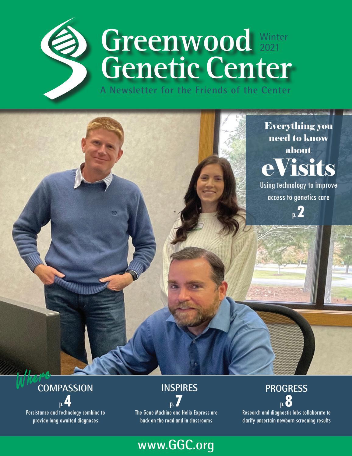 Greenwood Genetic Center 'Friends of the Center' Newsletter - Winter ...