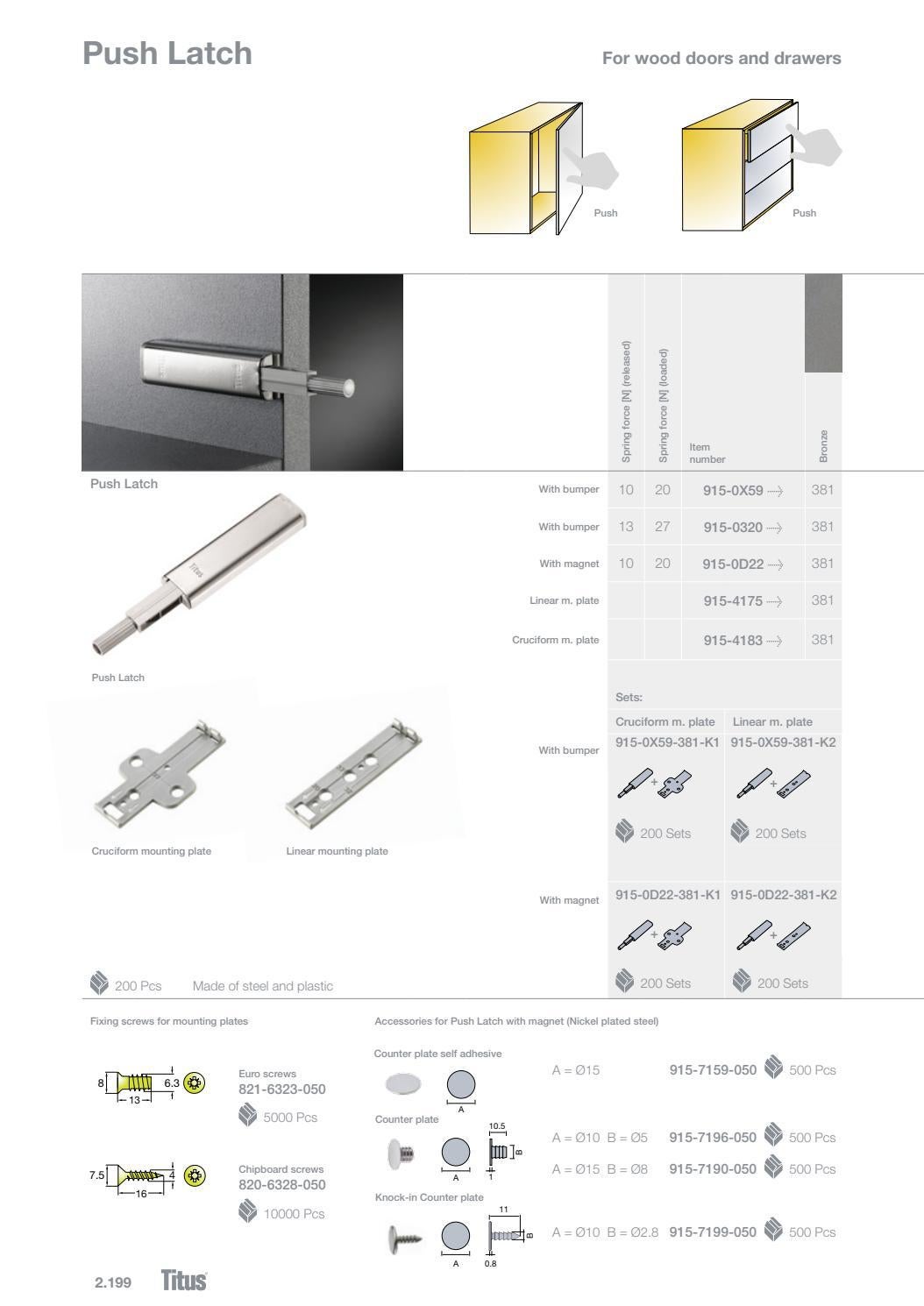 Titus Push Latch EN by Titus Group - Issuu