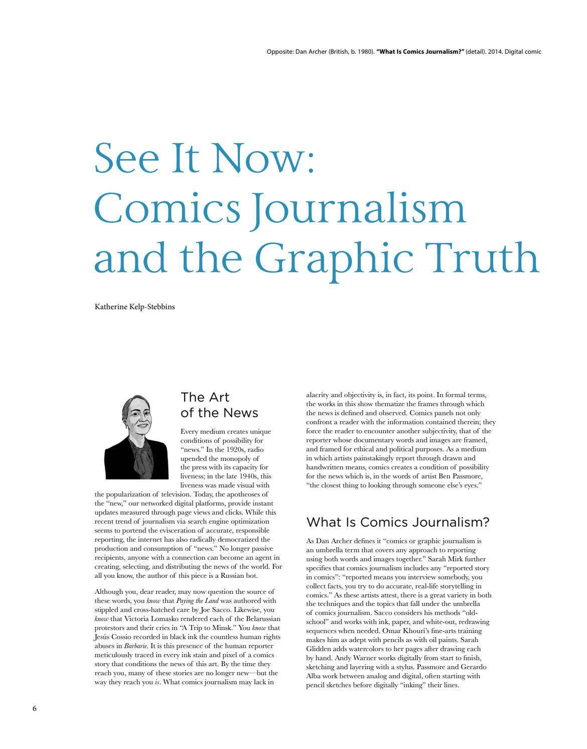 The Art of the News | Comics Journalism by jsmauo - Issuu