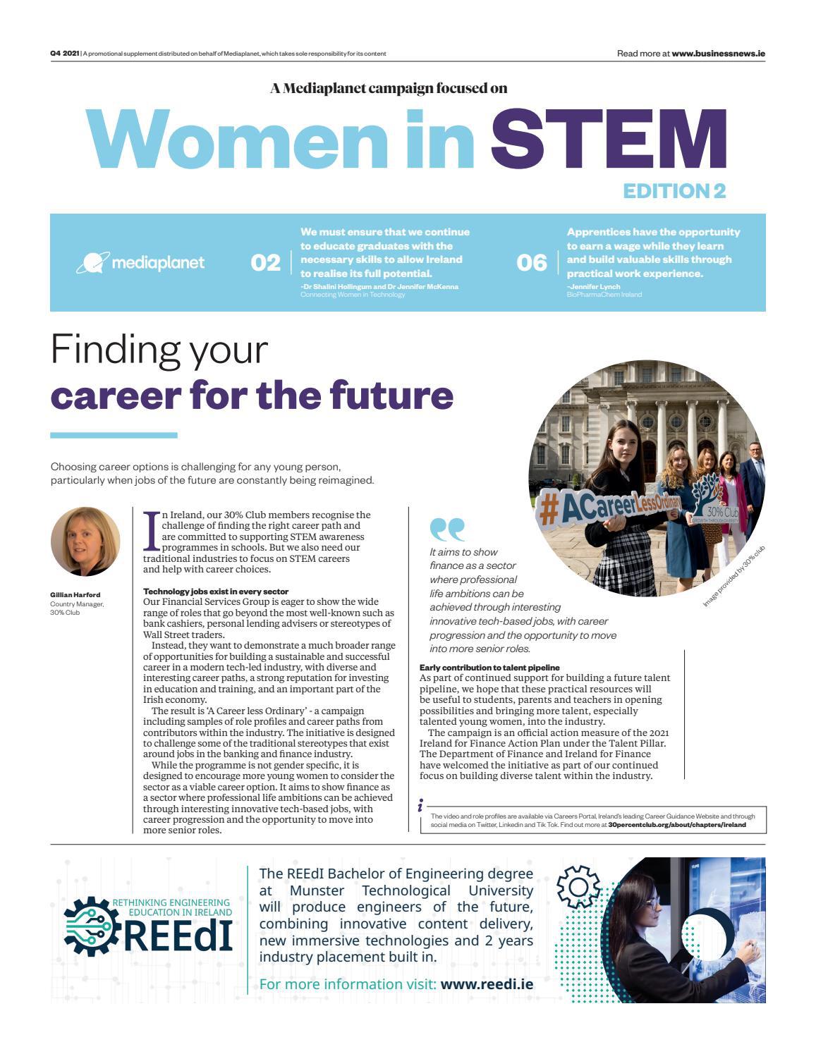Women in STEM Edition 2 - Q4 2021 by Mediaplanet UK&IE - Issuu