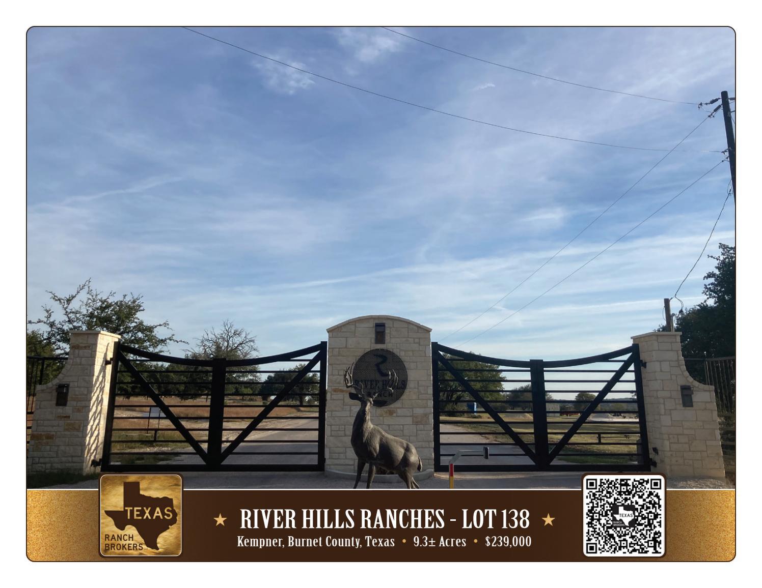 River Hills Ranches - Lot 138 | Texas Ranch Brokers | 9.3+/- Acres ...