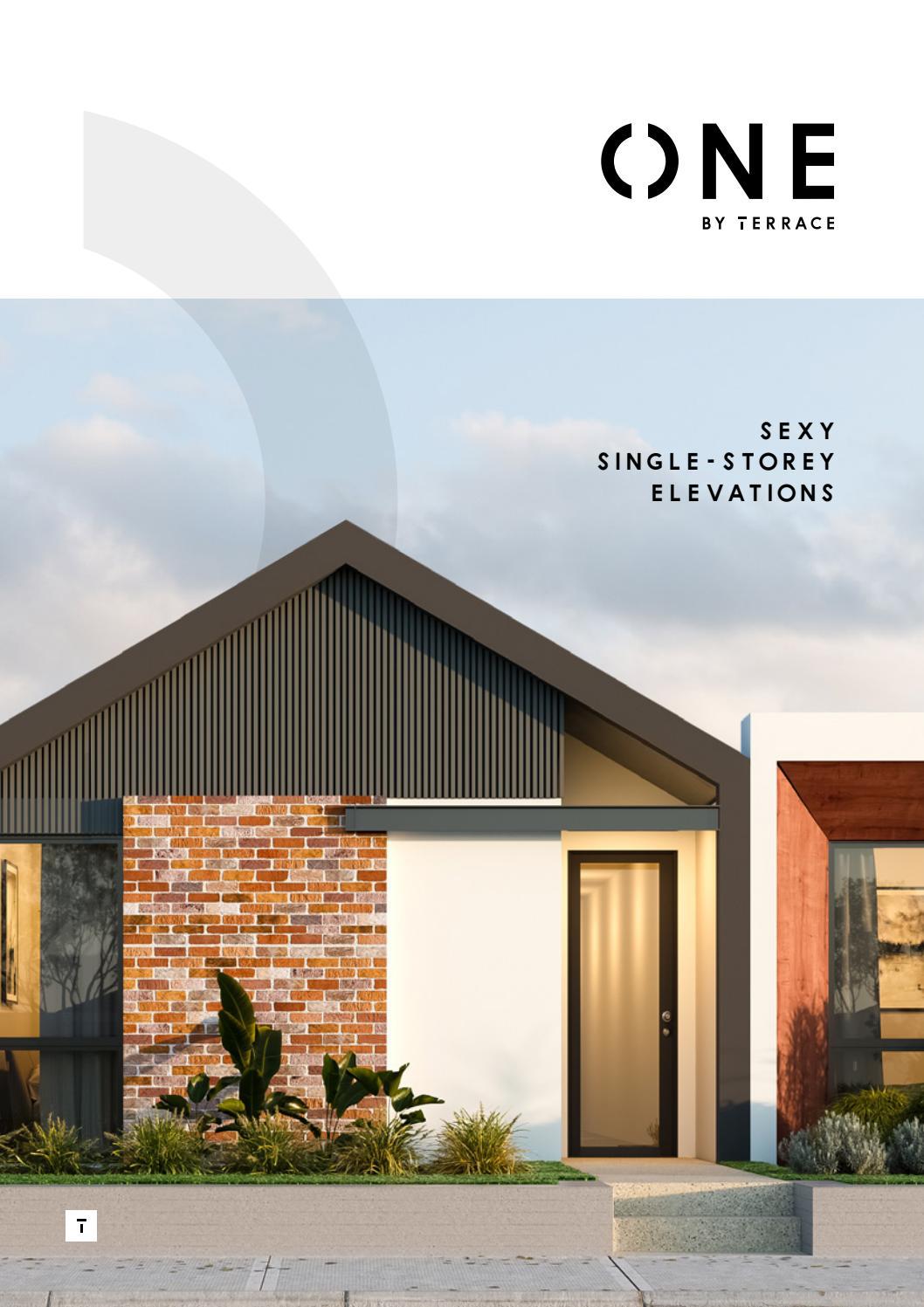ONE By TERRACE Elevations by BGC-Housing-Group - Issuu