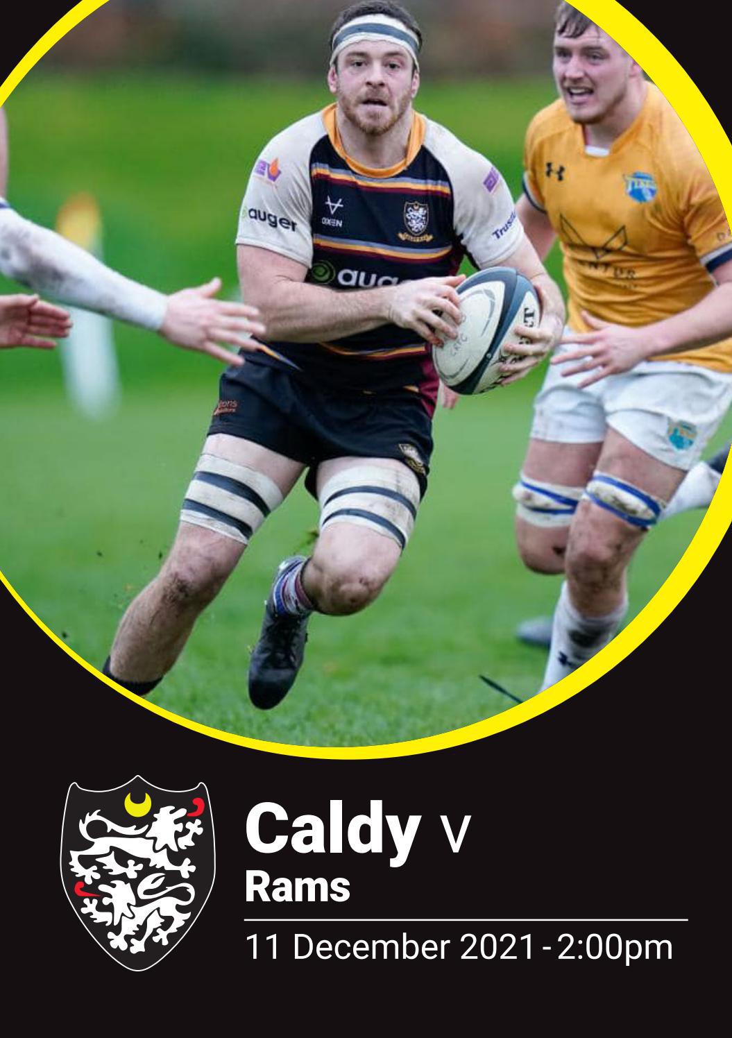 Caldy Rugby Club v Rams - 11/12/2021 by Caldy Rugby Club - Issuu