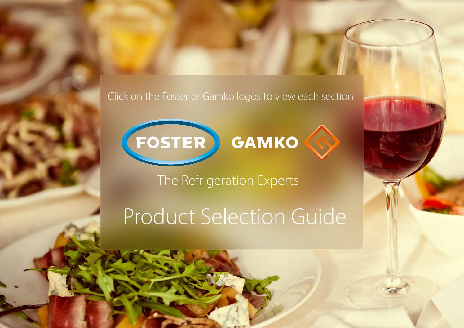 Foster and Gamko Product Selection Guide by fosterandgamko - Issuu