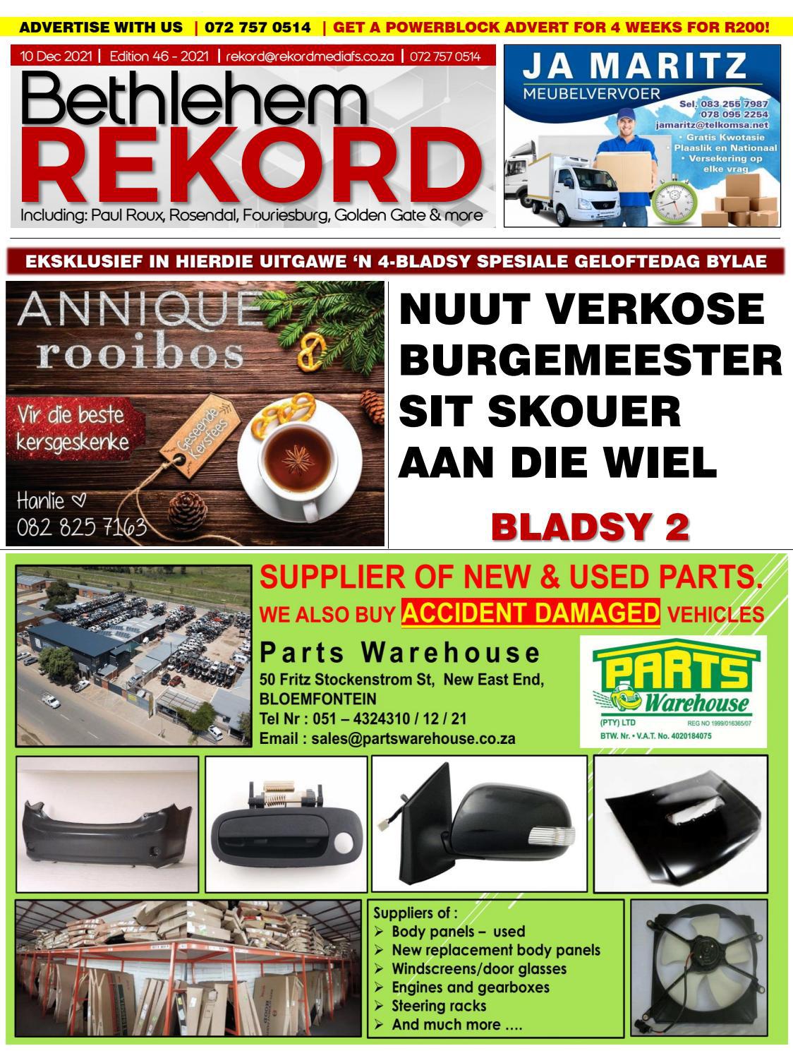 BETHLEHEM REKORD by Veldbrand Dihlabeng - Issuu