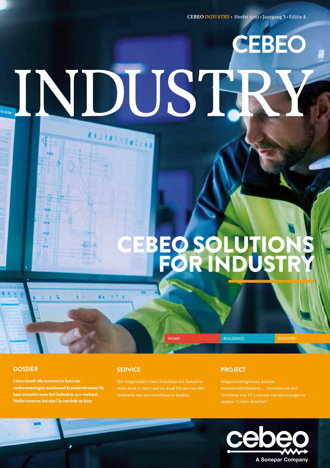 INDUSTRY 4 - Cebeo Solutions for Industry by cebeo nv - Issuu