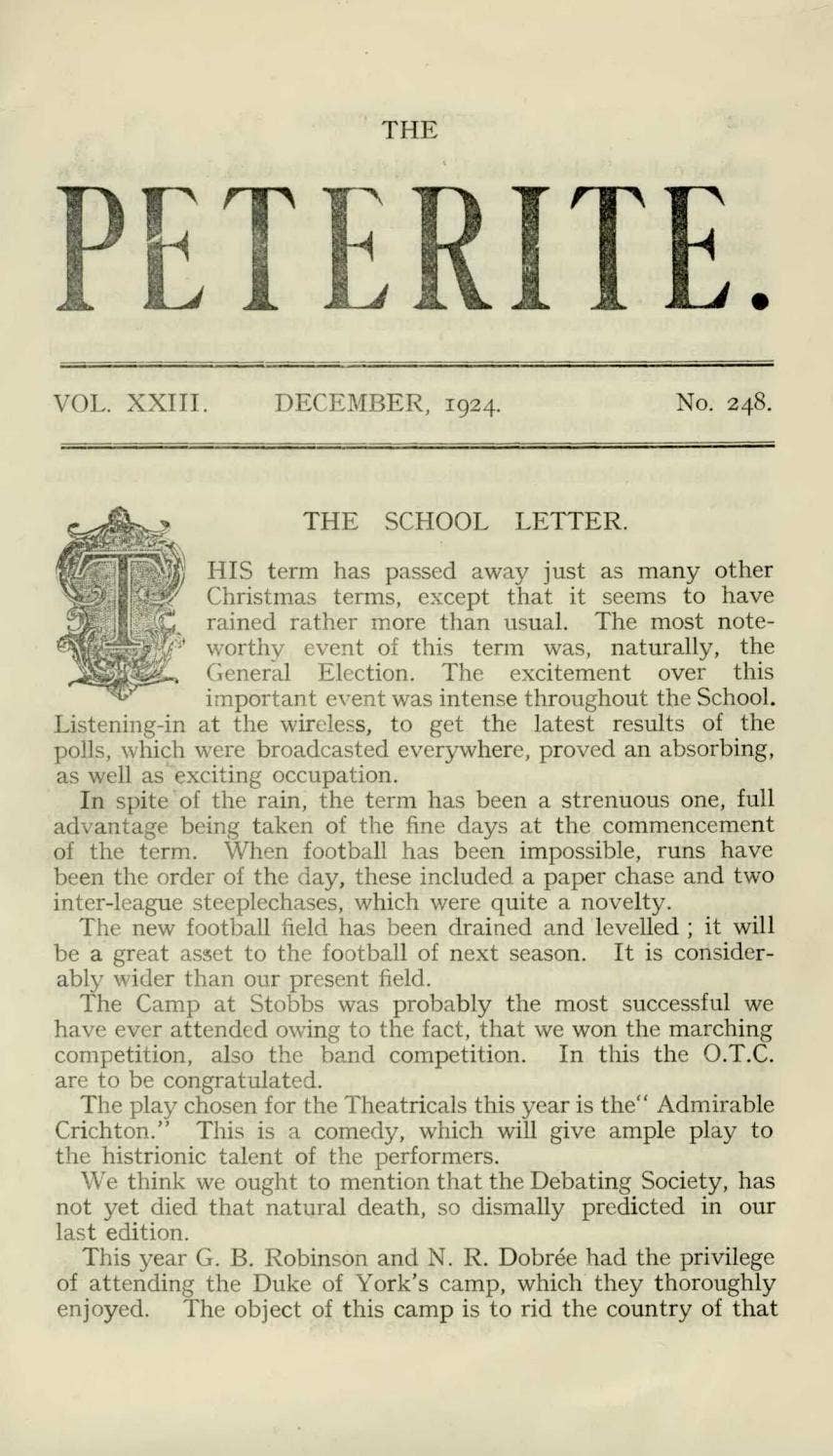 Dec 1924 by StPetersYork - Issuu