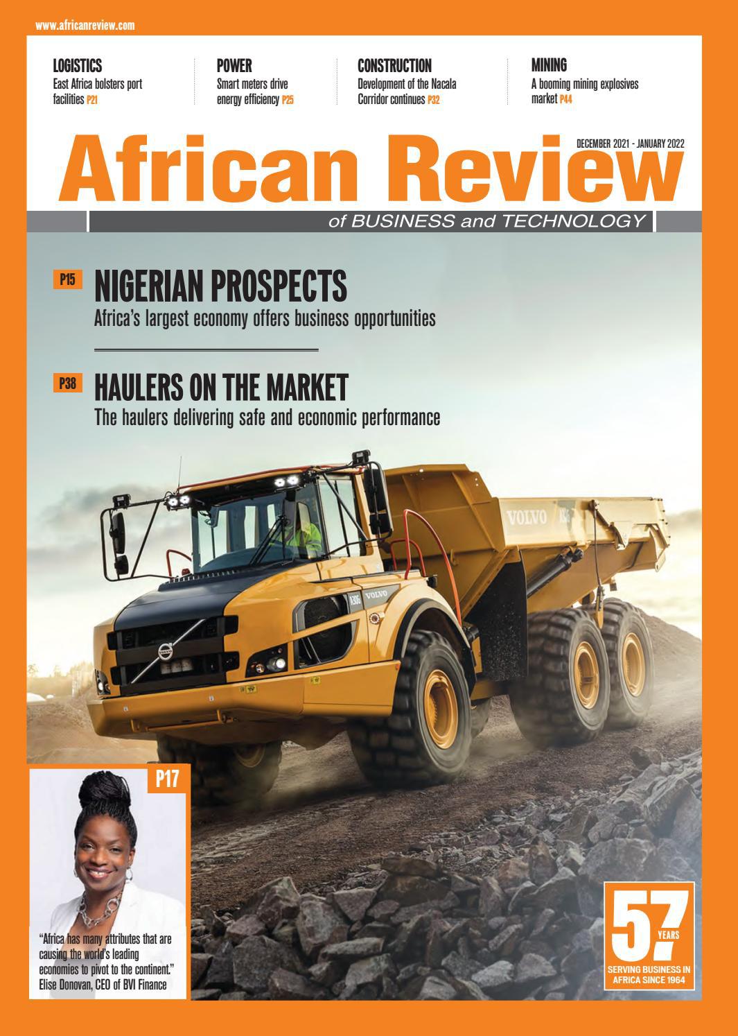 African Review December 2021-January 2022 by Alain Charles Publishing ...