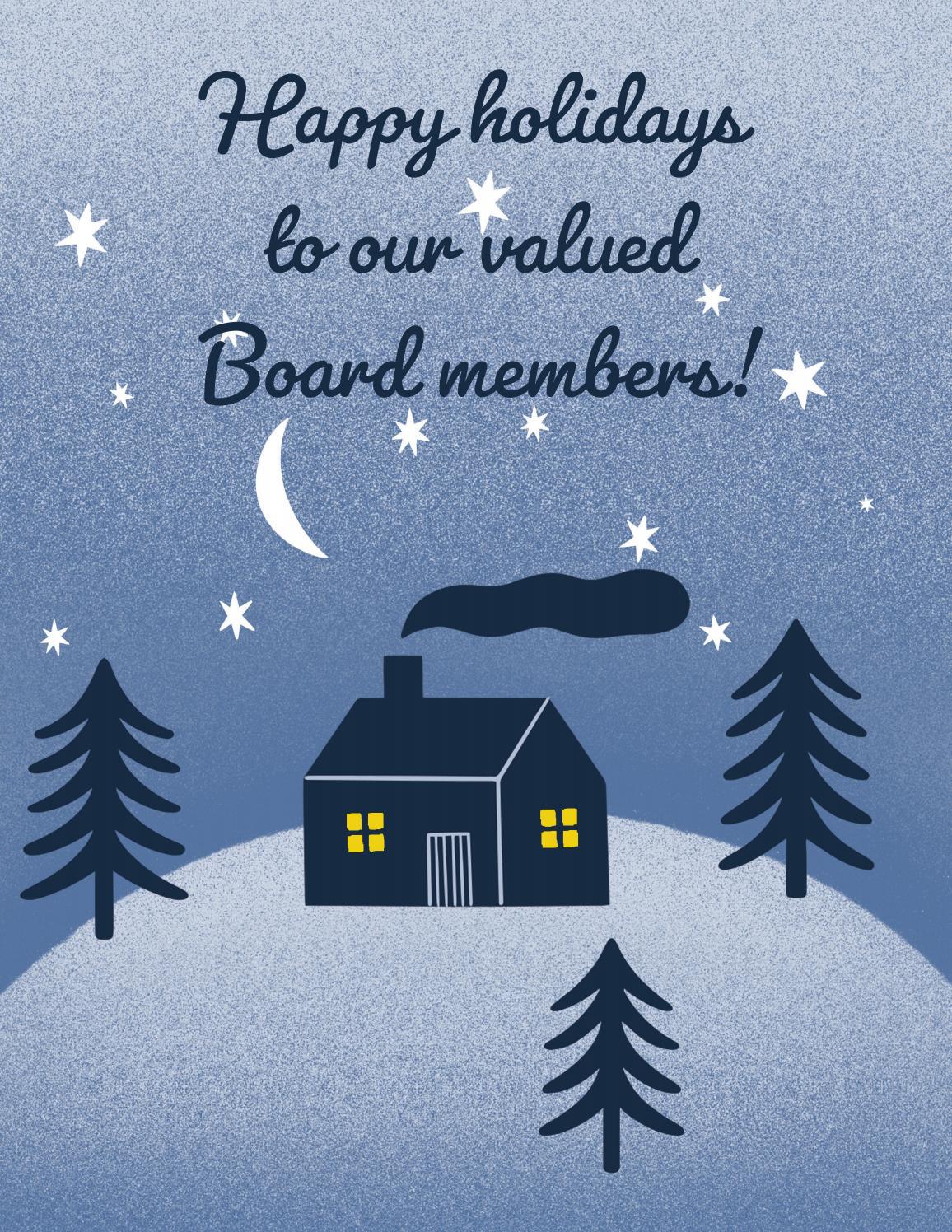 Happy holidays to our valued Board members! by shchc - Issuu