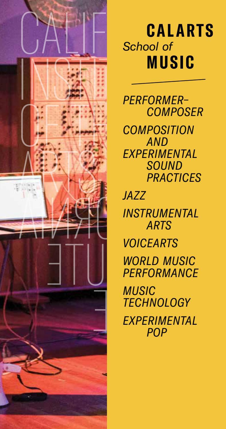 CalArts School of Music Admissions Book by California Institute of the ...