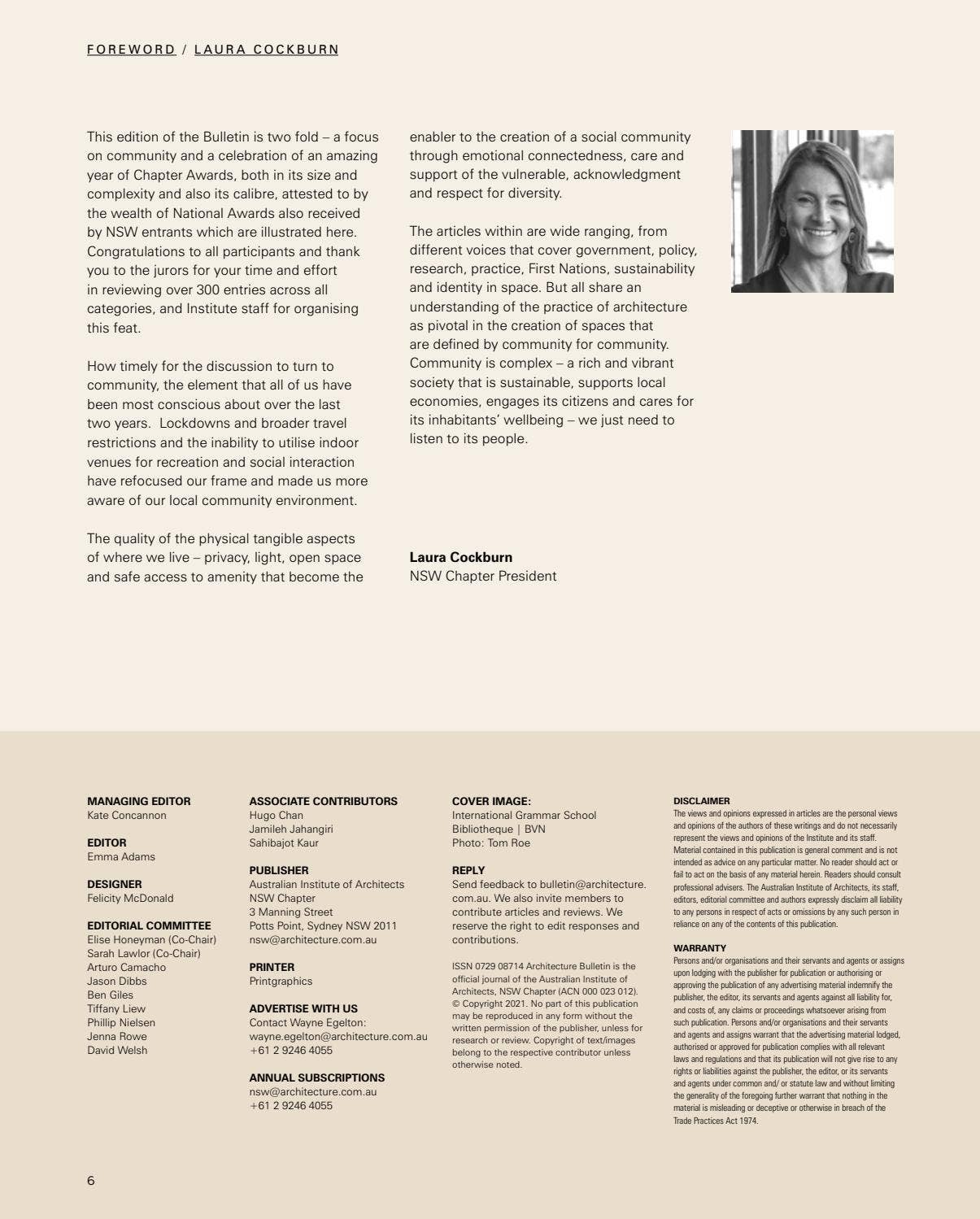 Architecture Bulletin by Australian Institute of Architects - Issuu