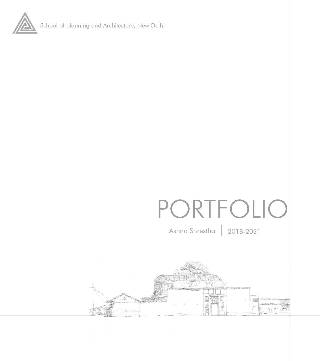 Architectural Portfolio - Ashna Shrestha by AshnaShrestha - Issuu