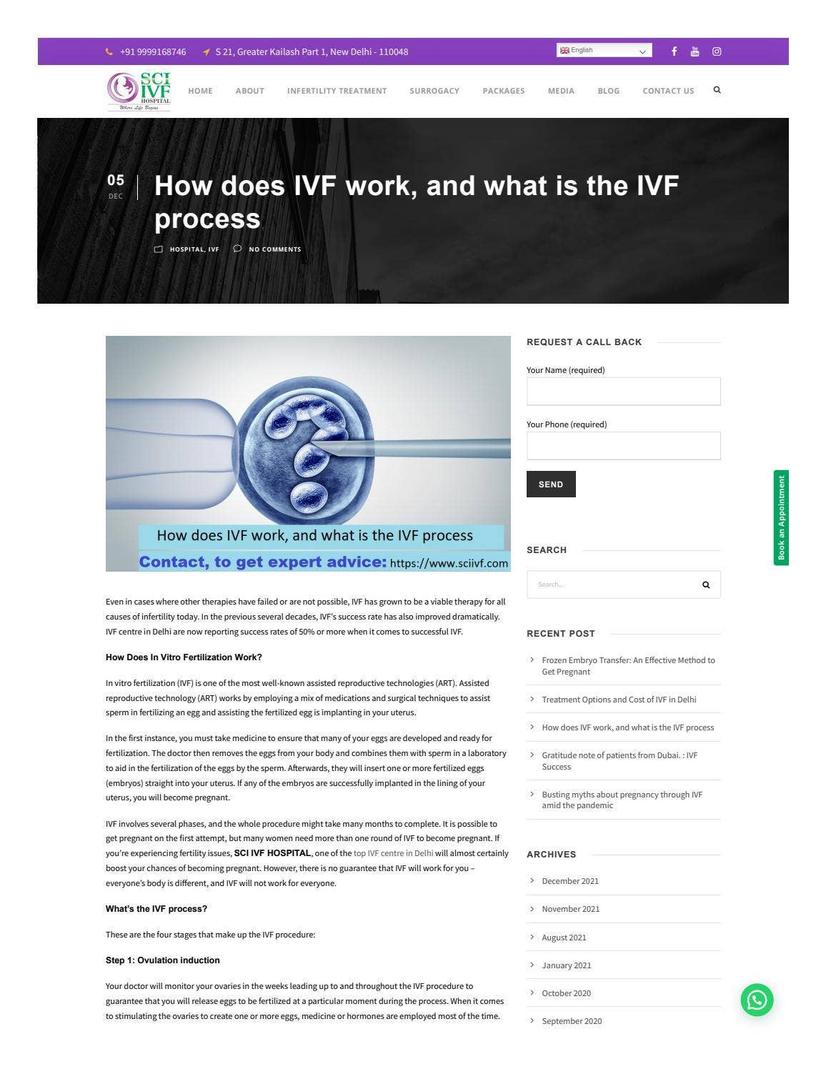 How does IVF work, and what is the IVF process by SCI IVF Hospital - Issuu
