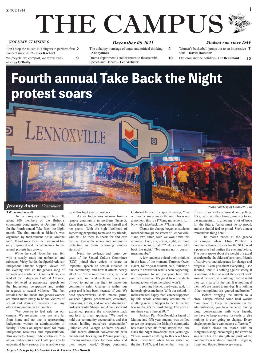 The Campus - December 6th '21 by The Campus Newspaper - Issuu
