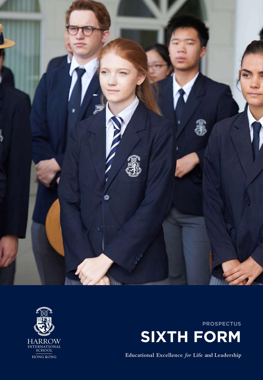 Sixth Form Prospectus by Harrow International School Hong Kong - Issuu