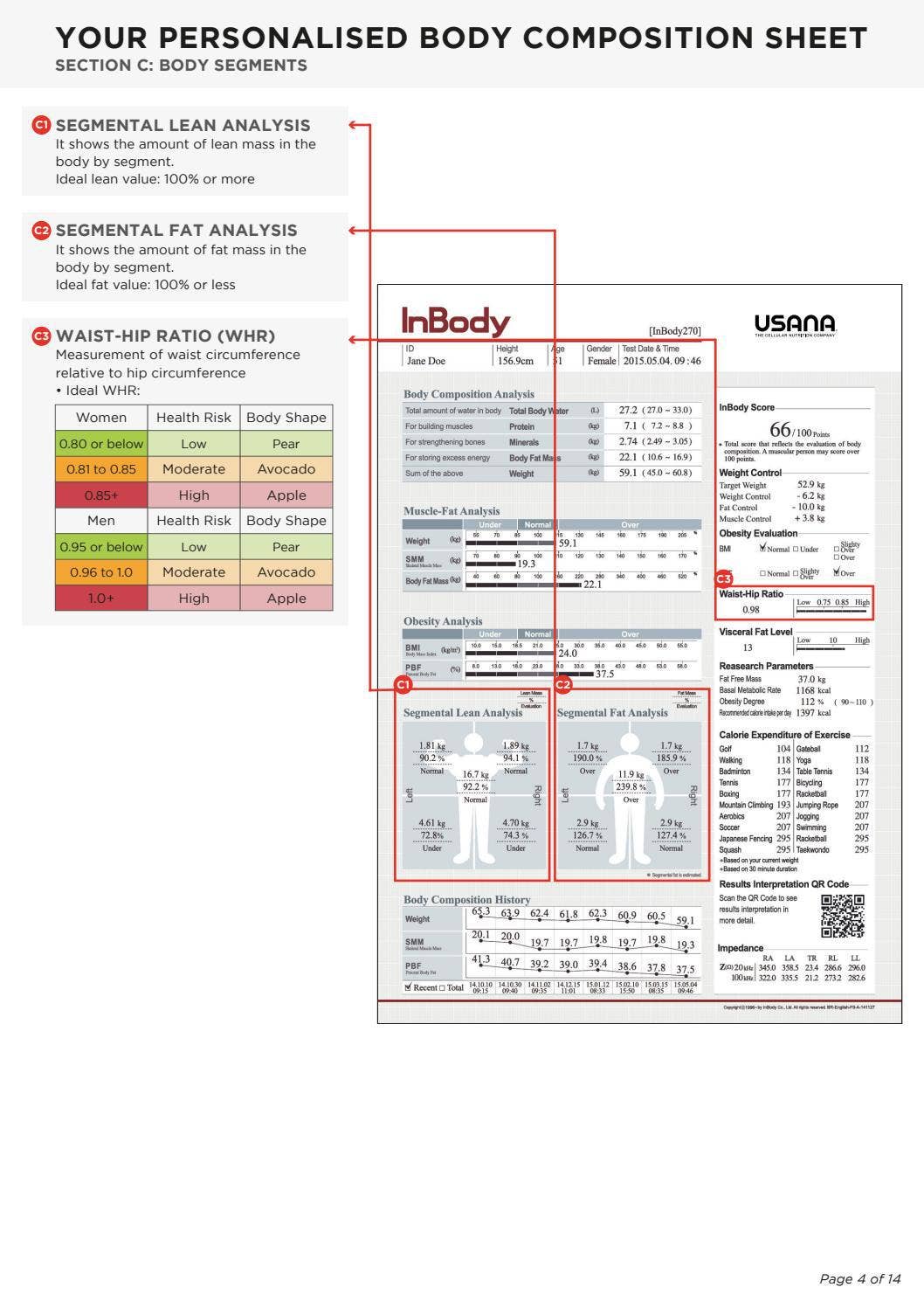 InBody Body Composition Sheet (EN & CH) by USANASingapore - Issuu