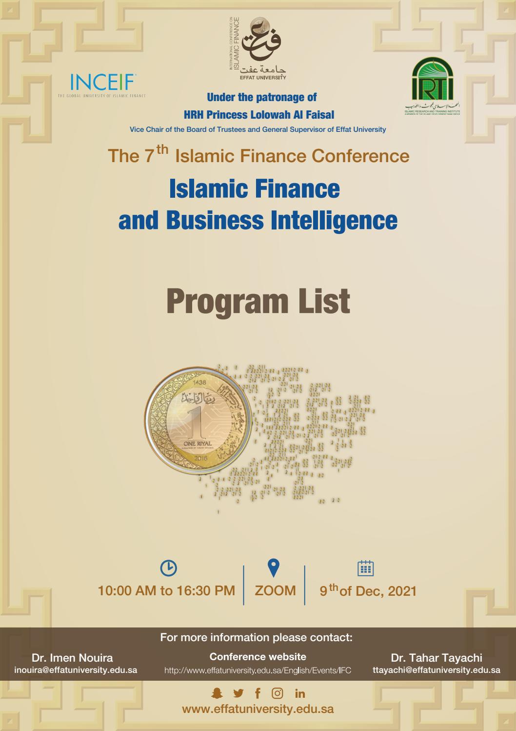 The 7th Islamic Finance Conference 2021 by effatuniversity - Issuu