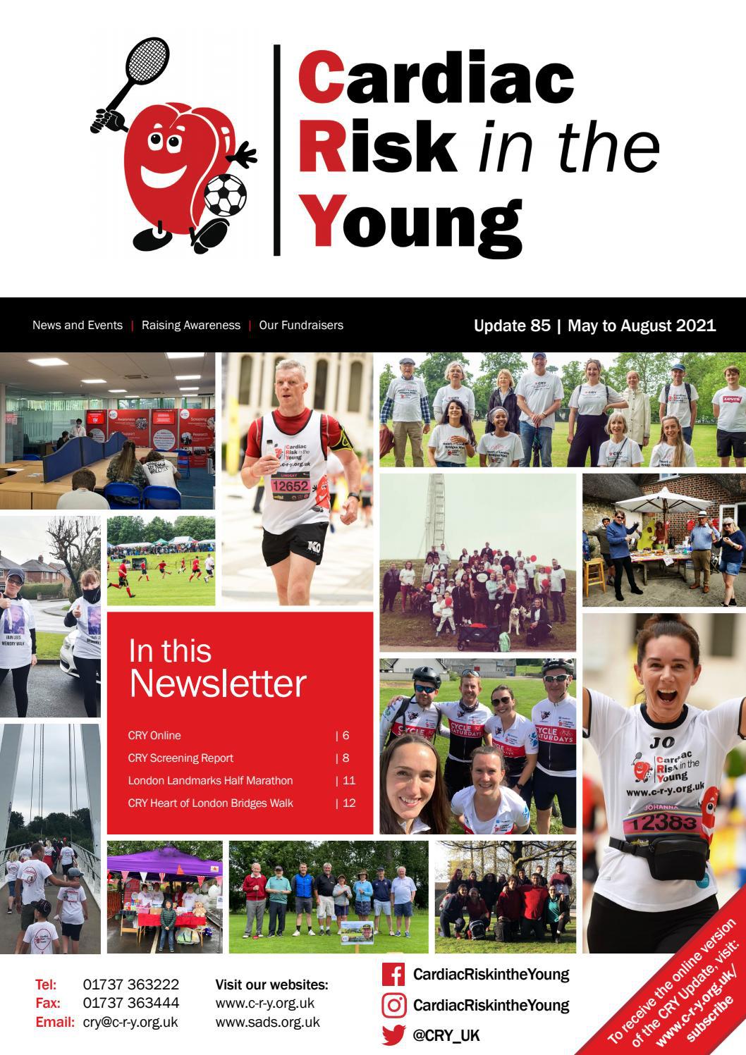 CRY Update Magazine Issue 85 by Cardiac Risk in the Young - Issuu