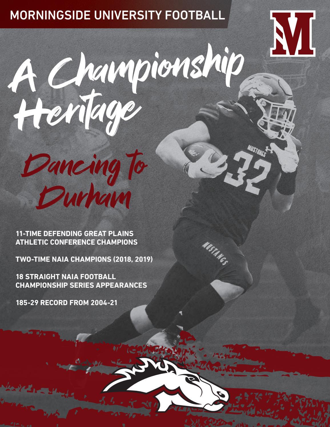 2021 Morningside University Football Championship Guide by Morningside ...