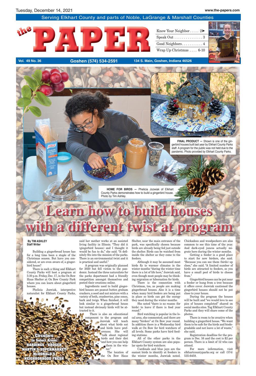 the Paper - Elkhart County Edition - December 14, 2021 by The Papers Inc. - Issuu