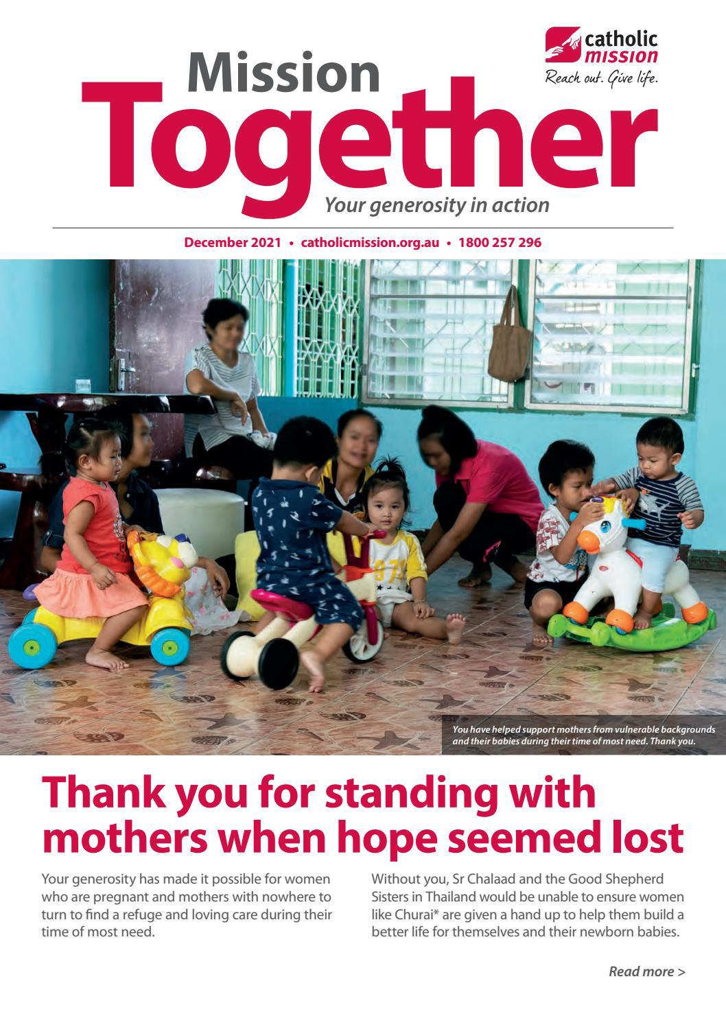 Mission Together- December 2021 by Catholic Mission - Issuu