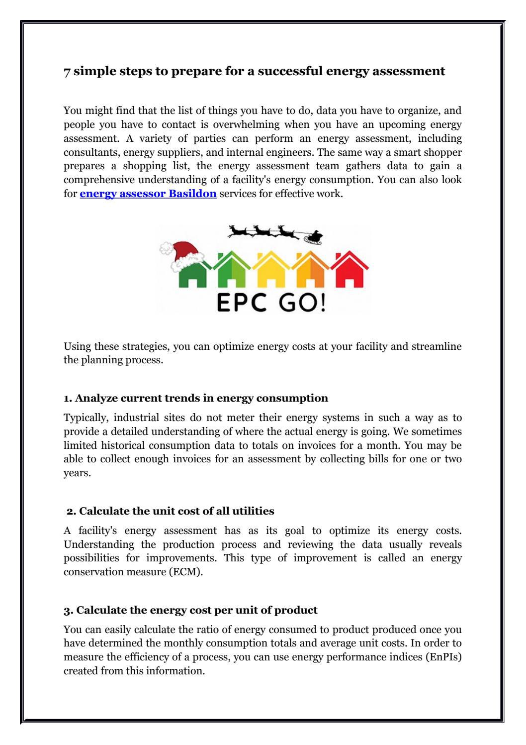 7 simple steps to prepare for a successful energy assessment by Epc Go ...