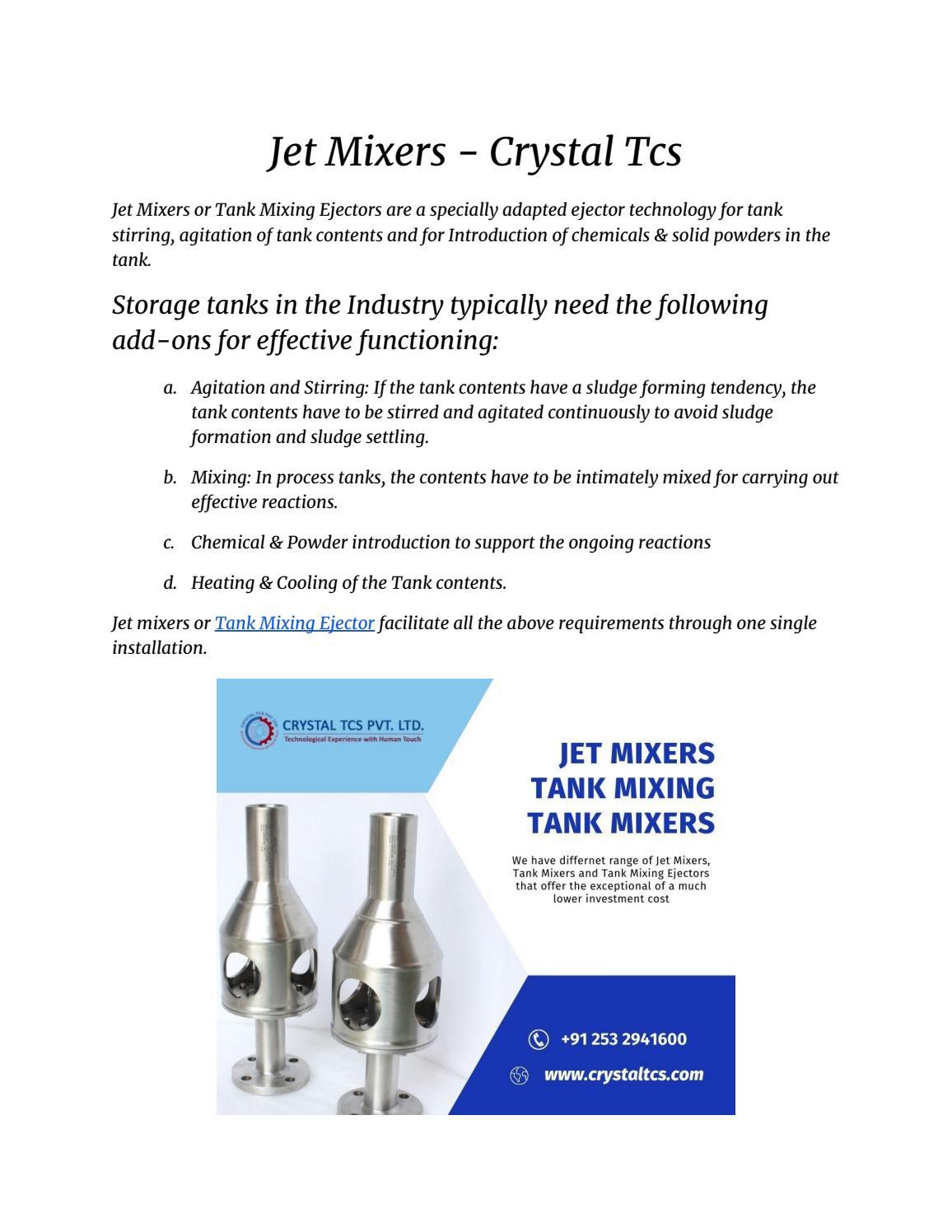 Jet Mixers by crystaltcs - Issuu