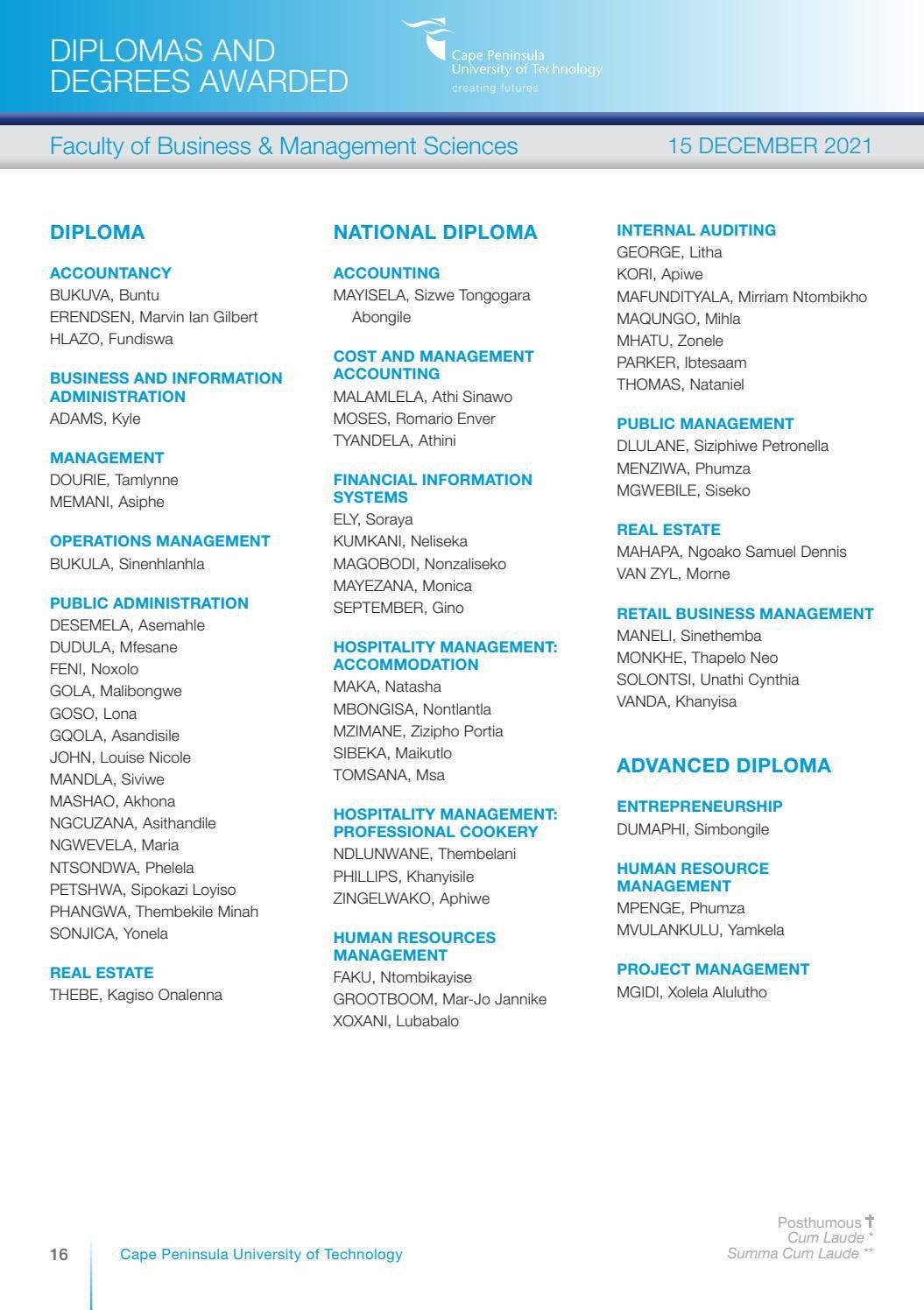 CPUT Smartgrad - December 2021 by Cape Peninsula University of Technology - Issuu