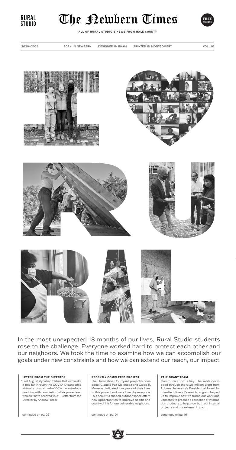 Rural Studio Newsletter 2021 by Rural Studio - Issuu